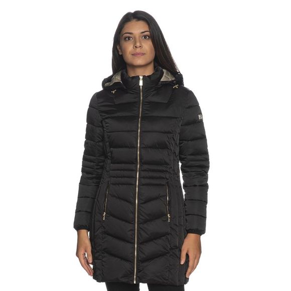 Yes Zee | Jackets & Coats | Yes Zee Long Puffer Neck Hoodie Down Jacket ...